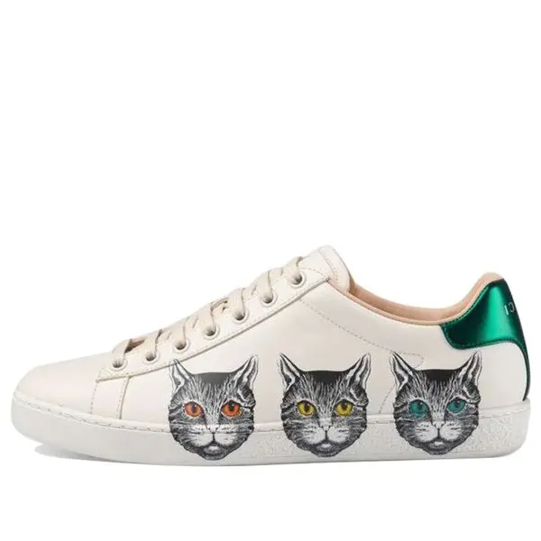 Gucci Ace Mystic Cat Sneakers - White