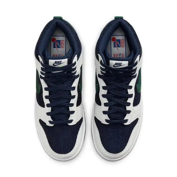 Nike Dunk High 'sports Specialties' High Top Sneakers - White/midnight Navy/green