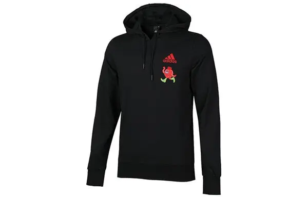 Adidas Embroidered Hooded Knit Pullover