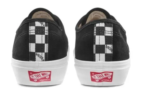 VANS Og Authentic Lx Checkerboard Toe Sneakers - Black