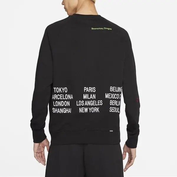 Nike Crewneck Sweatshirt With Logo Detailing - Black