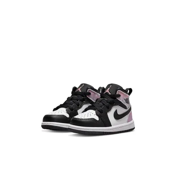 JORDAN Air 1 Mid Se - Black/white/amethyst Wave