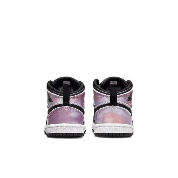 JORDAN Air 1 Mid Se - Black/white/amethyst Wave