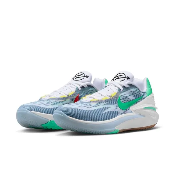 Nike Zoom G.t. Cut 2 "leche Blue Green Glow" Sneakers - Blue/grey/red
