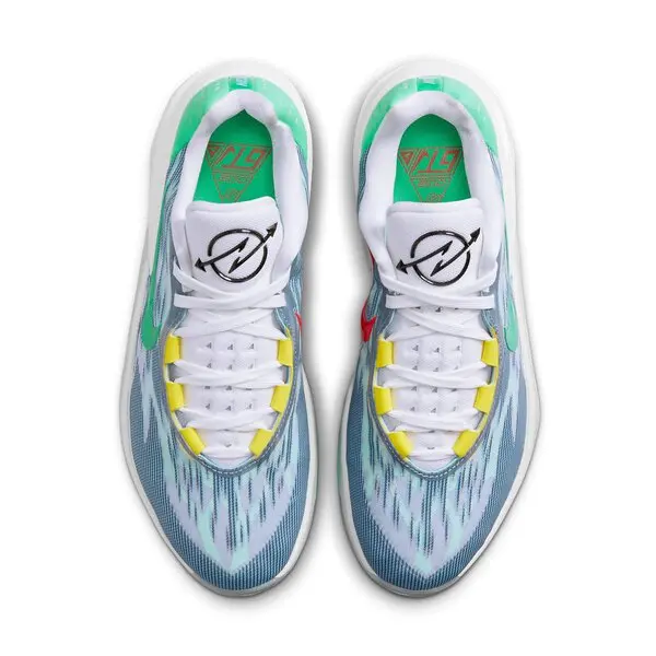 Nike Zoom G.t. Cut 2 "leche Blue Green Glow" Sneakers - Blue/grey/red