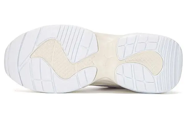 PUMA Cilia Lace Up Sneakers - White/purple