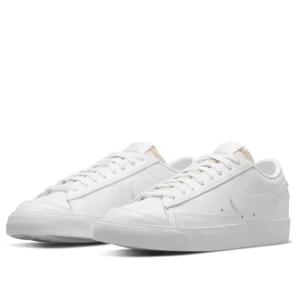 Nike Blazer Low '77 "triple " Leather Sneakers - White