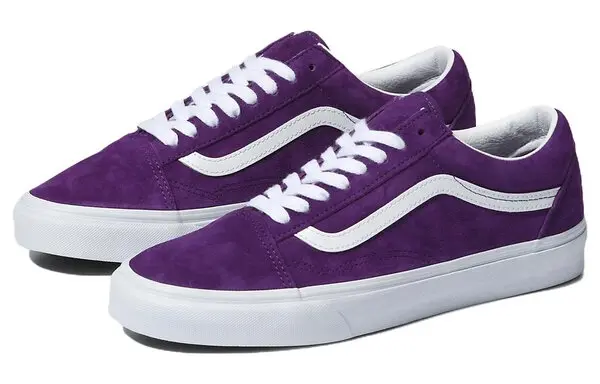 VANS Old Skool Pig Suede Low Top Sneakers - Purple