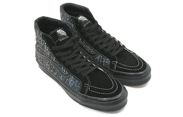VANS Vault Og Sk8-hi Lx High Top Sneakers - Black/blue/white