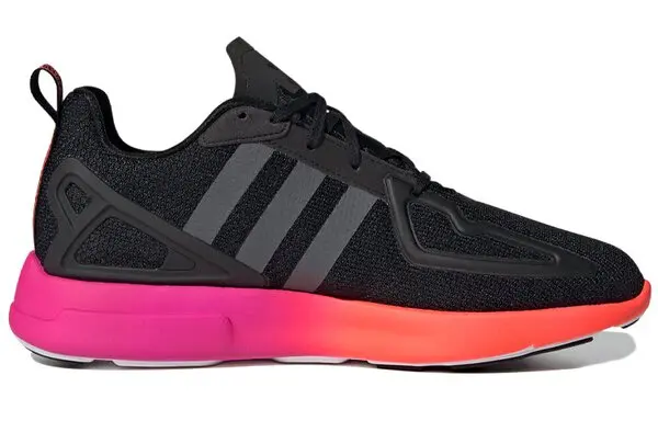 Adidas Zx 2k Flux Gradient Sole Sneakers - Black