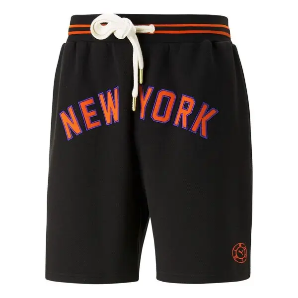 PUMA X Rhuigi New York Basketball Shorts - Black/red