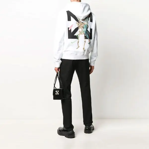 Off-White Arrow Pattern Hoodie