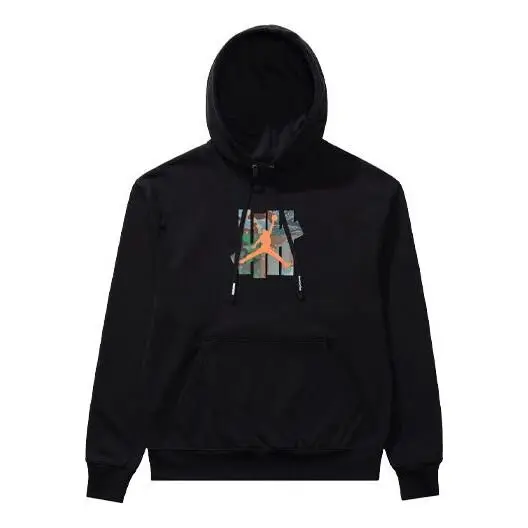 JORDAN X Undefeated Air Hoodie - Black