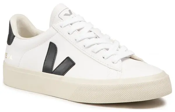 VEJA Campo Low Chromefree Sneakers - White/black