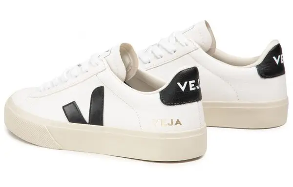 VEJA Campo Low Chromefree Sneakers - White/black