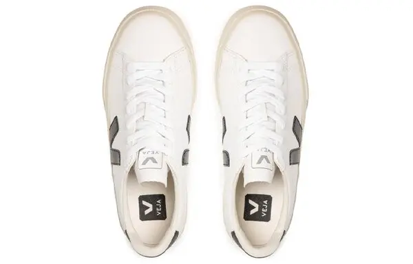 VEJA Campo Low Chromefree Sneakers - White/black