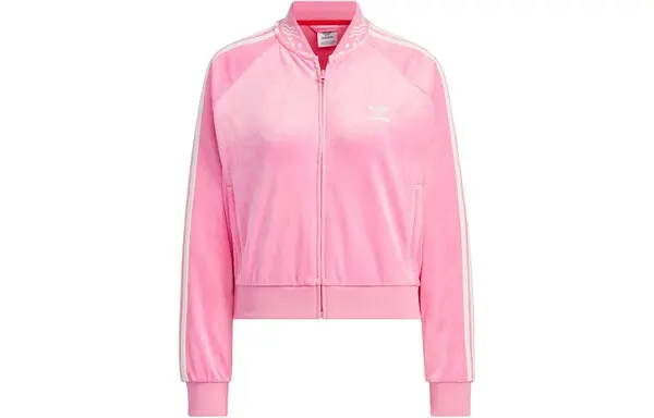 Adidas Originals Velour Sst Track Top - Pink