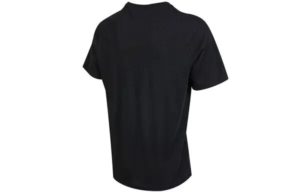 Nike Cartoon Printing Cozy Round Neck Casual Short Sleeve Black T-shirt - Default Color