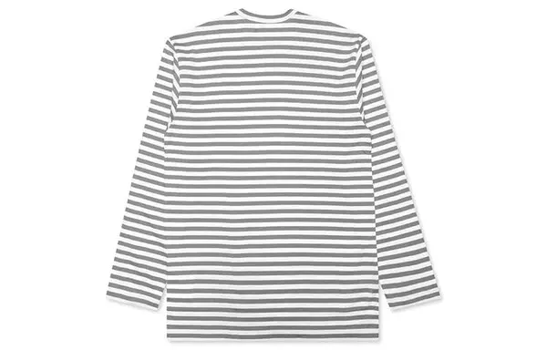 Play Comme Des Garcon Striped Long Sleeve T-shirt