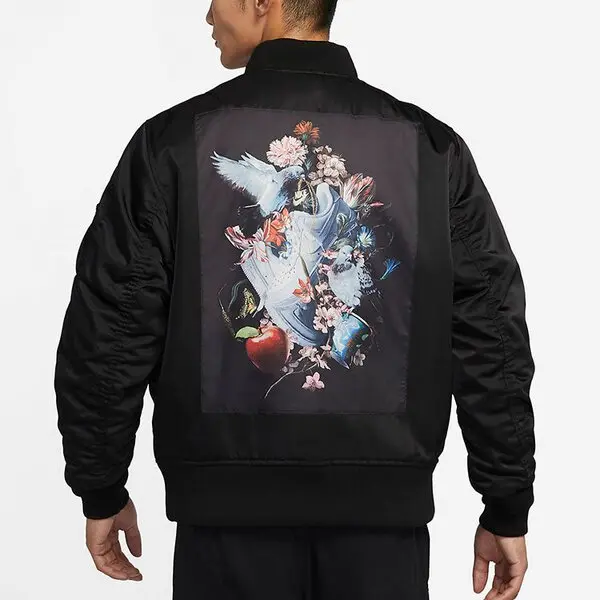 Nike Bomber Jacket With Floral Graphic Detail