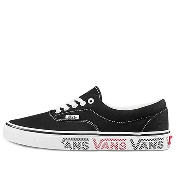 VANS Era Checker Logo Sneakers - Black