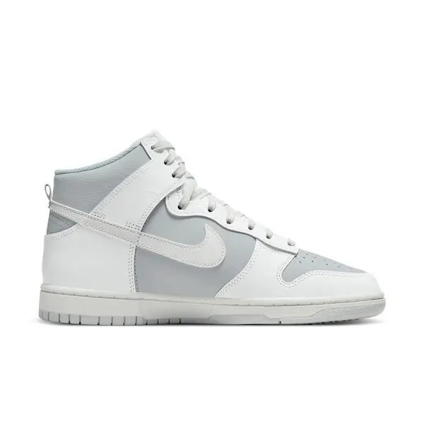 Nike Dunk High Top Sneakers - White/gray