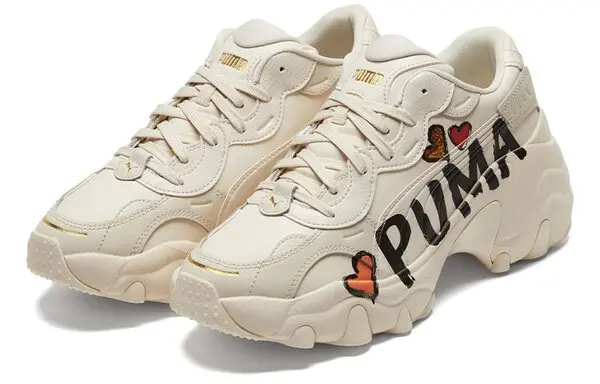 PUMA Pulsar Wedge Cn Sneakers With Logo Hearts