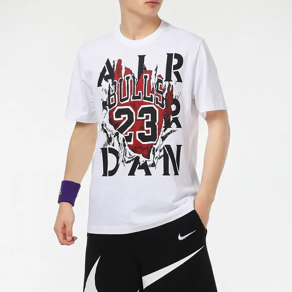 JORDAN Aj5 '85 Printed Crew Neck Short-sleeved