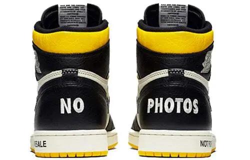 JORDAN Air 1 Retro High Og Nrg "not For Resale - Yellow