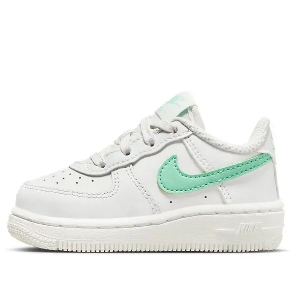 Nike Force 1 Low Top Sneakers - Summit White/emerald Rise