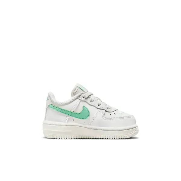 Nike Force 1 Low Top Sneakers - Summit White/emerald Rise