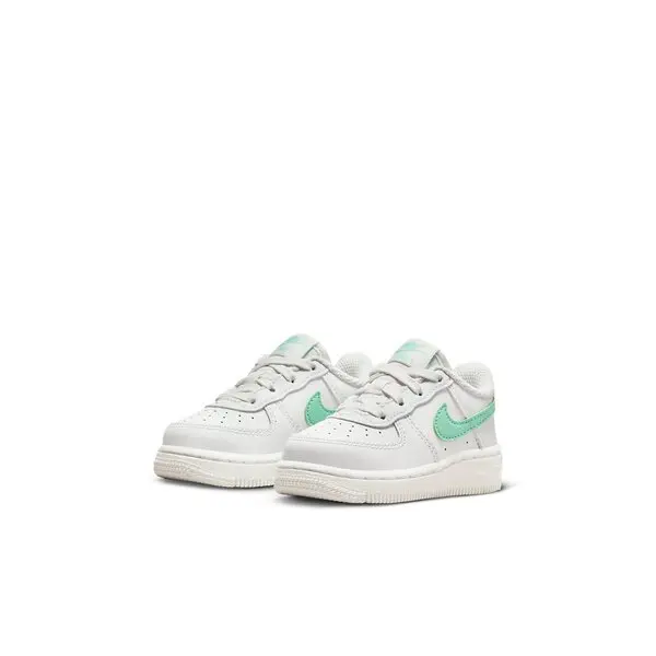 Nike Force 1 Low Top Sneakers - Summit White/emerald Rise