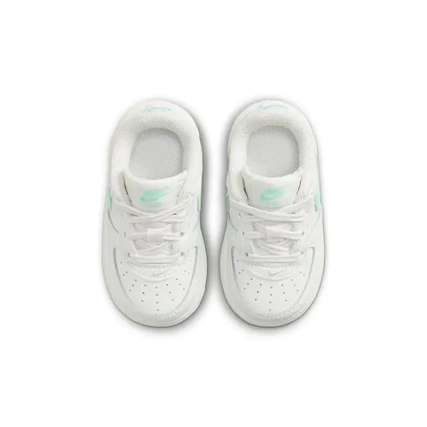 Nike Force 1 Low Top Sneakers - Summit White/emerald Rise