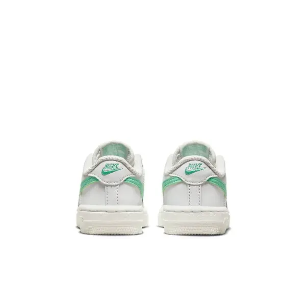 Nike Force 1 Low Top Sneakers - Summit White/emerald Rise