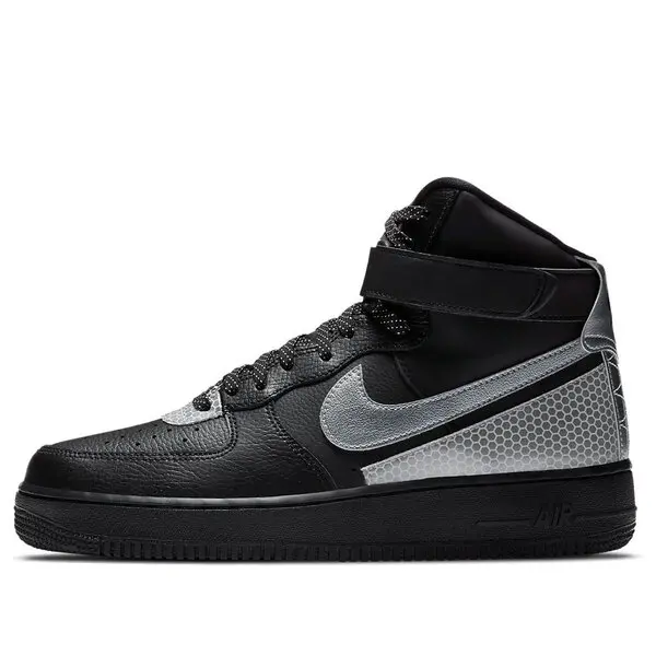 Nike 3m X Air Force 1 High "black - Black/silver/white
