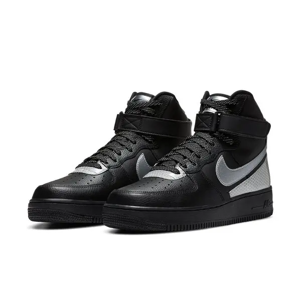 Nike 3m X Air Force 1 High "black