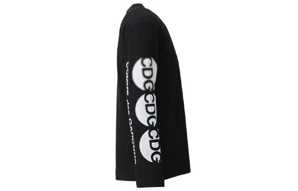 Comme Des Garçons Cdg Classical String Mark Logo Long-sleeve Tee