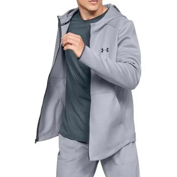 Under Armour Warmup Training Sports Hooded Tops Gray