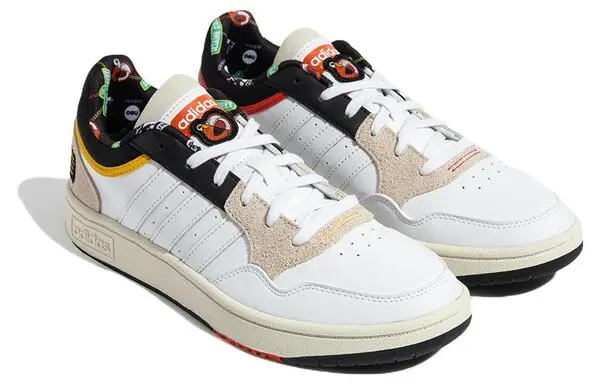 Adidas X Sesame Street X Jf Neo Hoops 3.0 Low Top Sneakers - White/black/blue