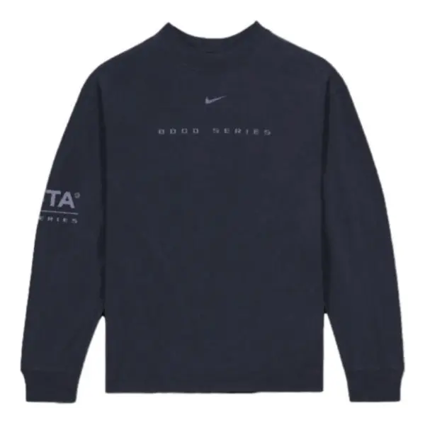 Nike X Nocta Drake 8k Peaks Long-sleeve Mock Neck - Navy