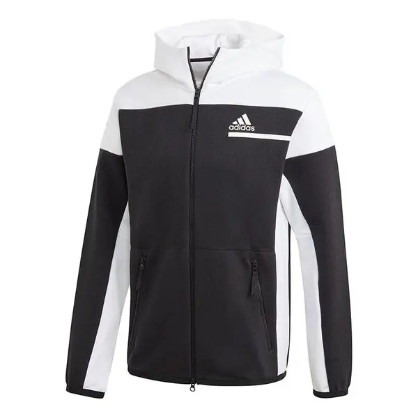 Adidas Zne Full-zip Hooded Track Jacket - Black
