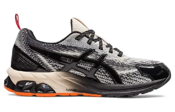 Asics Pe Nation X Gel Quantum 180 "ivory Black" Sneakers - Gray/black
