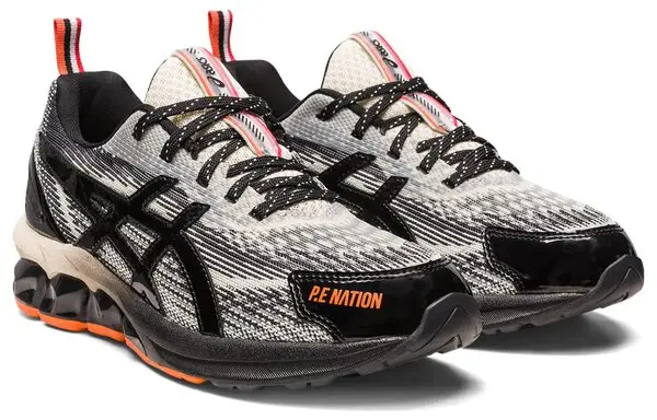 Asics Pe Nation X Gel Quantum 180 "ivory Black" Sneakers