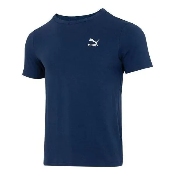 PUMA Logo Sports T-shirt - Navy