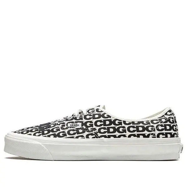 VANS Comme Des Garçons X Og Authentic Lx 'cdg Print' Sneakers - Black/white