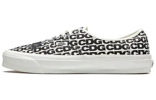 VANS Comme Des Garçons X Og Authentic Lx 'cdg Print' Sneakers - Black/white
