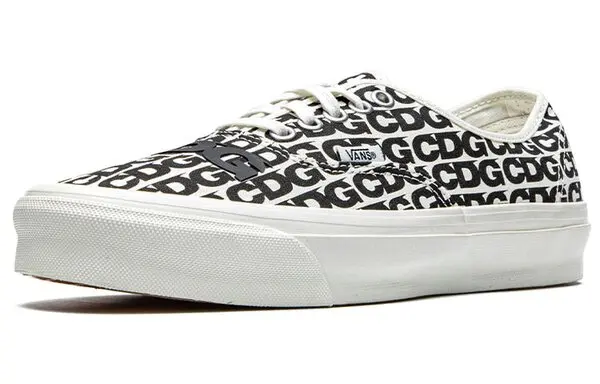 VANS Comme Des Garçons X Og Authentic Lx 'cdg Print' Sneakers - Black/white