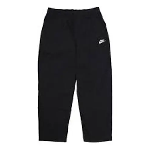 Nike Solid Color Casual Straight-leg Cropped Sweatpants - Multi-color