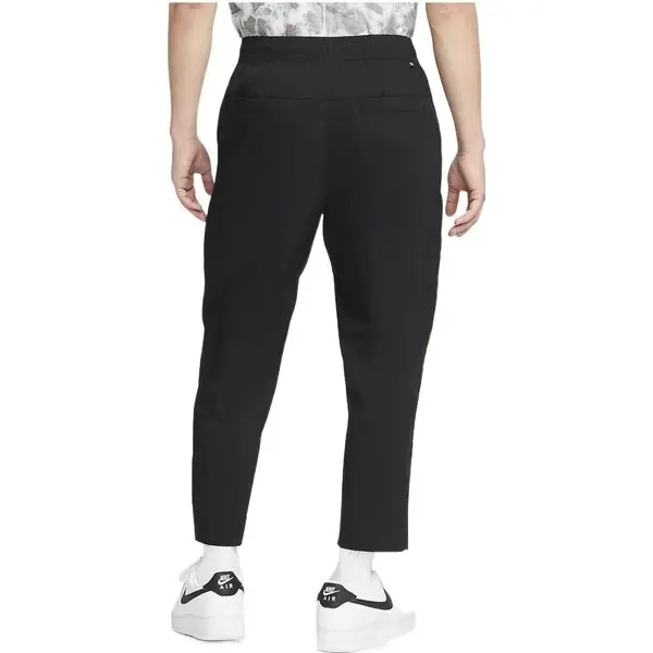 Nike Solid Color Casual Straight-leg Cropped Sweatpants