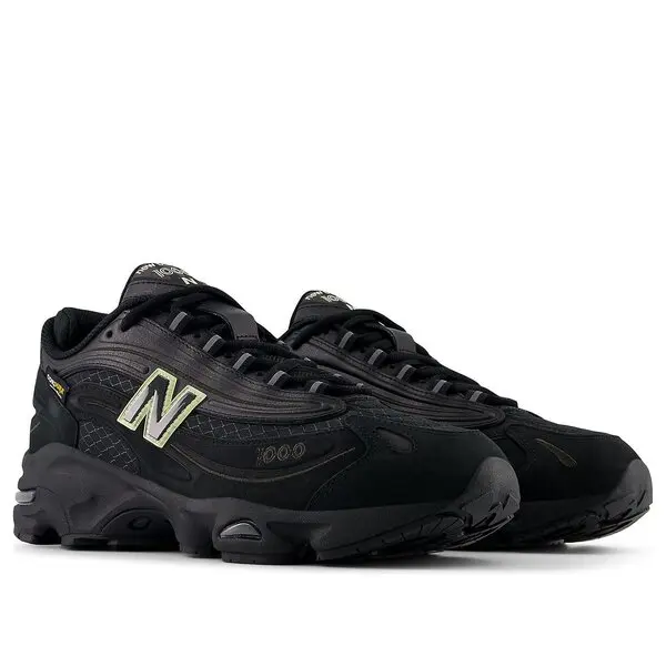 NEW BALANCE 1000 Cordura Sneakers - Black/neon